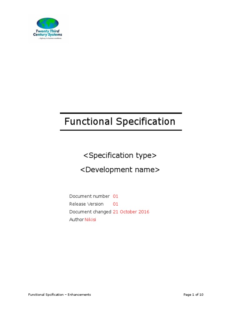SAP Enhancement Specs | PDF | Specification (Technical Standard ...