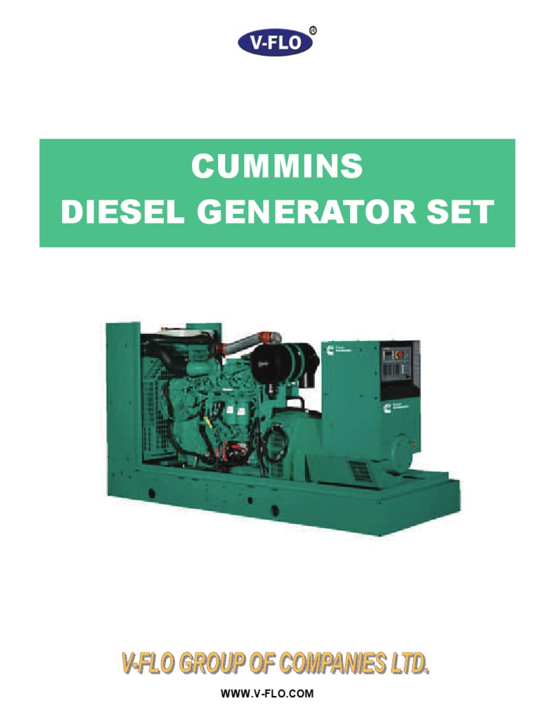 Cummins Diesel Generator Set | PDF | Turbocharger | Cummins