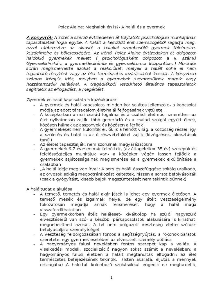 Polcz Alaine | PDF