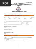 2025 NIT Application Form | PDF | Educational Stages