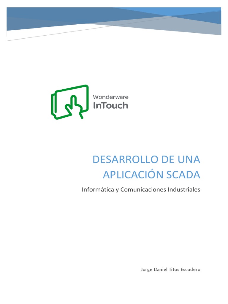 Desarrollo de Una Aplicacion SCADA en InTouch | PDF | Ascensor | Scada