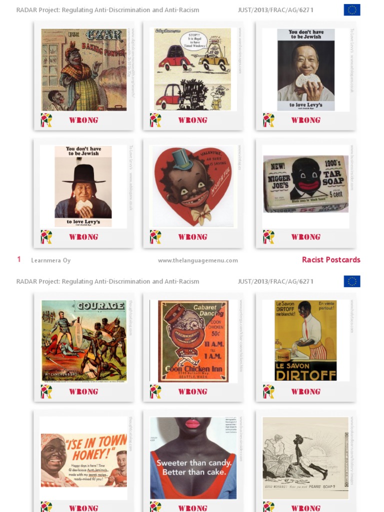 Radar Flashcards Racist Postcards | PDF
