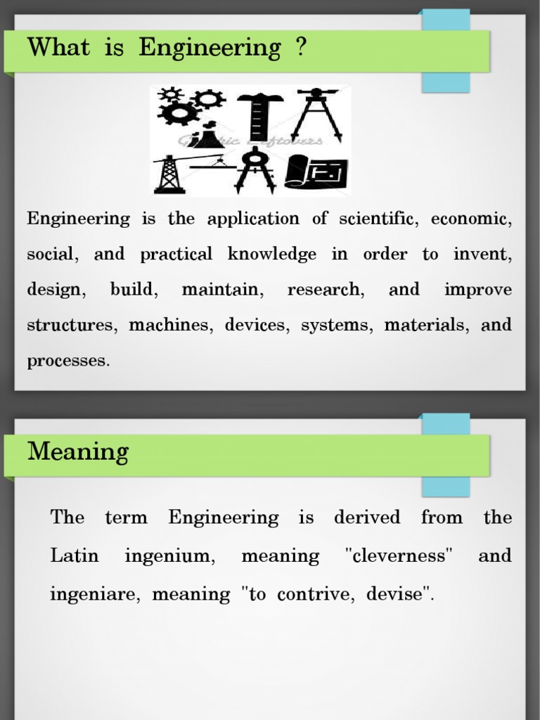 What Is Engineering ? | PDF