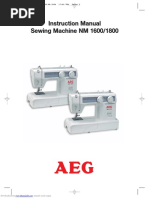 Mini Sewing Machine Manual | PDF | Sewing Machine | Sewing