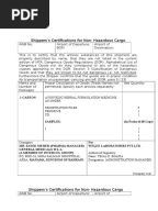 MO41 Template | Dangerous Goods