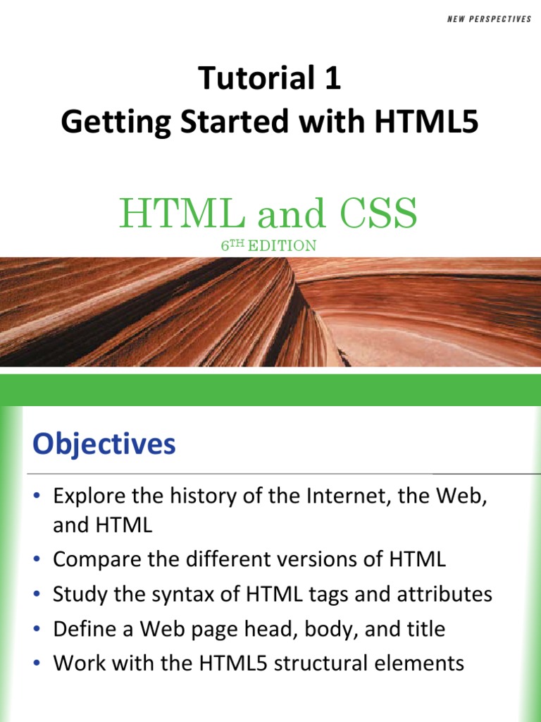 Tutorial 01 | PDF | Html | Html Element