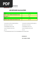 Diffuser Size and CFM Selection Guide | PDF