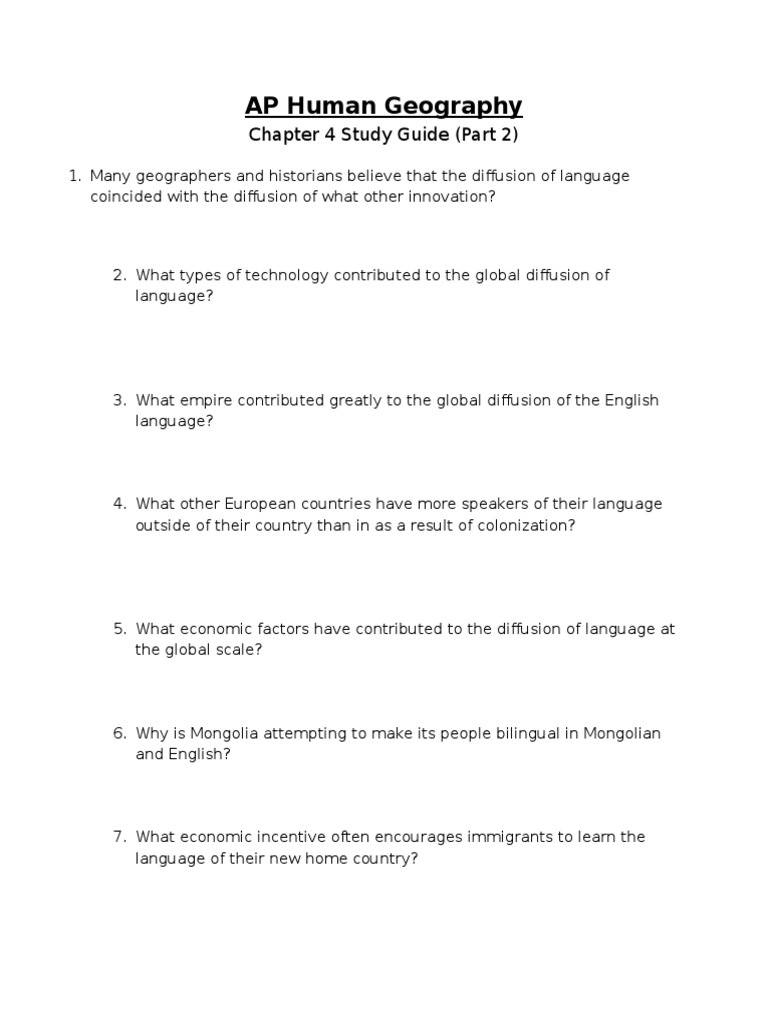 Greiner Ch. 4 Study Guide 2 | PDF