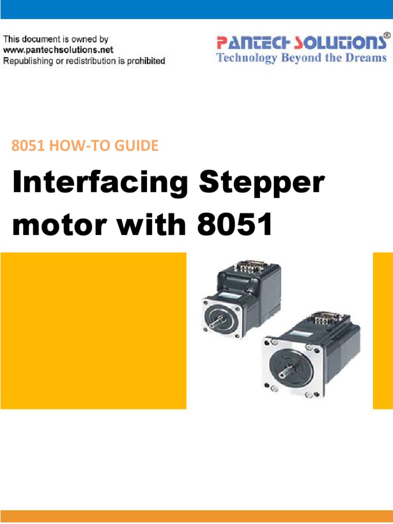 Interfacing Stepper Motor With 8051 | Microcontroller | Electrical ...