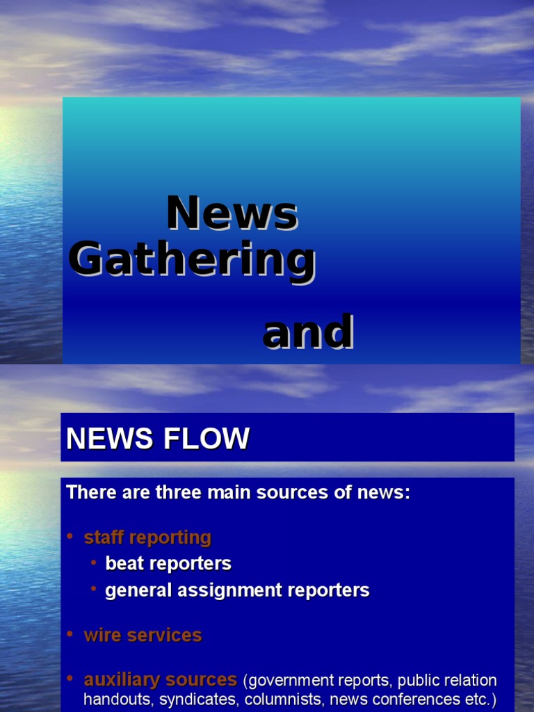 Introduction To Wire Services | PDF | Associated Press | Newspapers