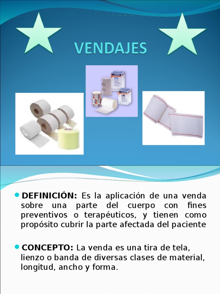 Tipos y Técnicas de Vendajes Médicos | PDF | Mano | Hombro