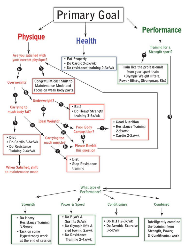 Bret Contreras - Health Flow Chart PDF | PDF