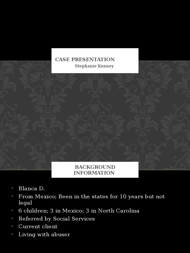 Case Presentation | PDF