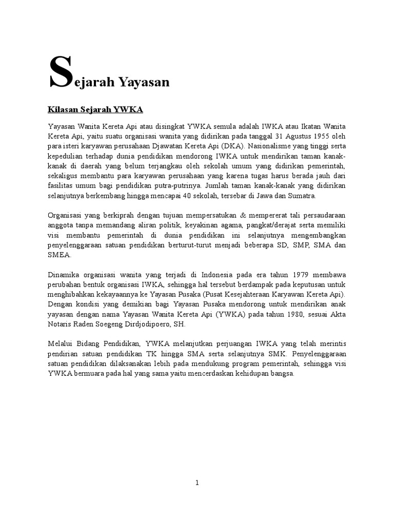 Profil YWKA Update | PDF