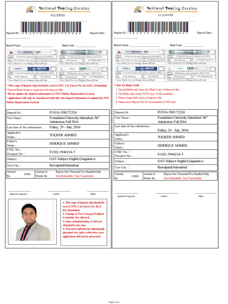Applicant Signature Cashier Officer Applicant Signature Cashier Officer ...