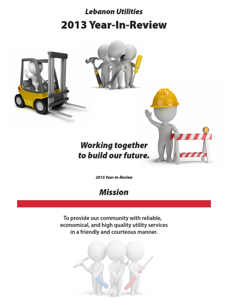 Lebanon Utilities 2013 Year-In-Review | PDF | Financial Statement ...