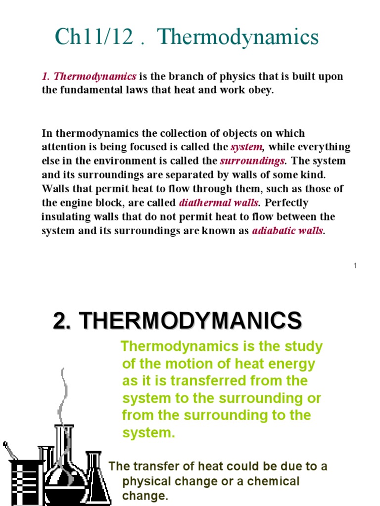 AP Physics Heat and Thermodynamics Chapter 11 and 12 | PDF | Heat ...