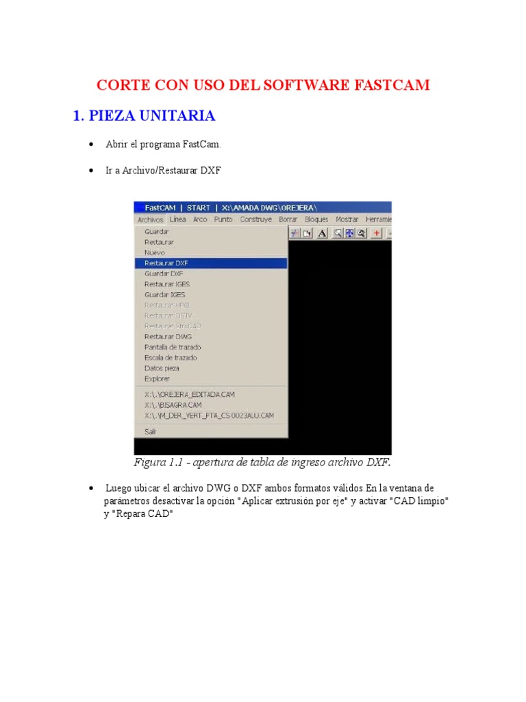 Manual FastCAM | PDF | Movimiento (física) | Estructura de datos de matriz