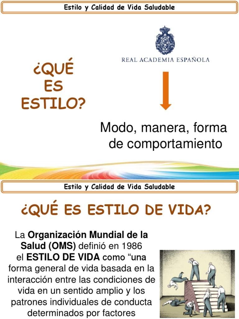 Estilos de Vida | PDF | Estilo de vida (sociología) | Comportamiento