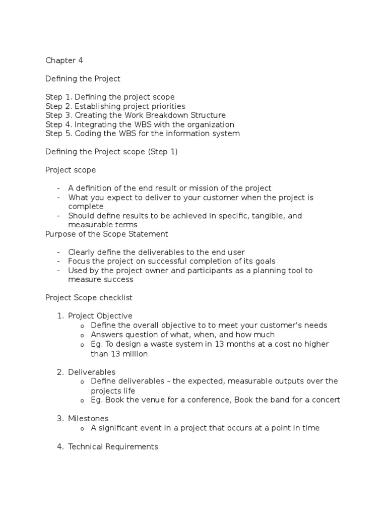 Project Management Chapter 4 | PDF | Accountability | Leadership