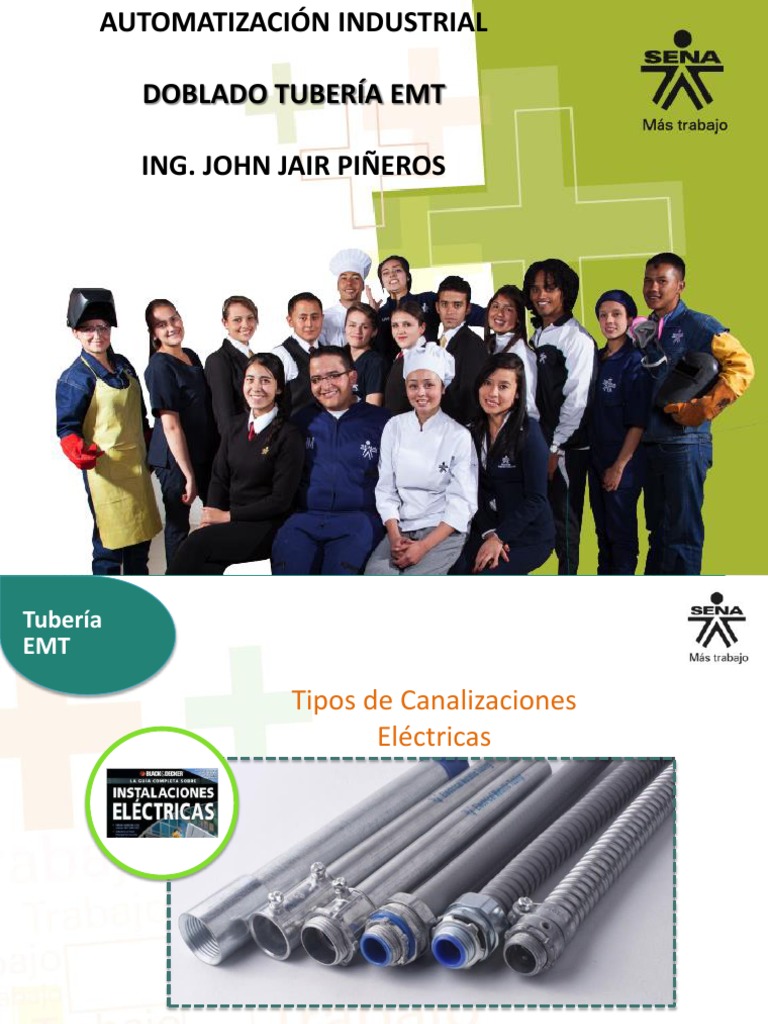 Doblado de Tubería EMT: Guía Práctica | PDF | Tubería (transporte de ...