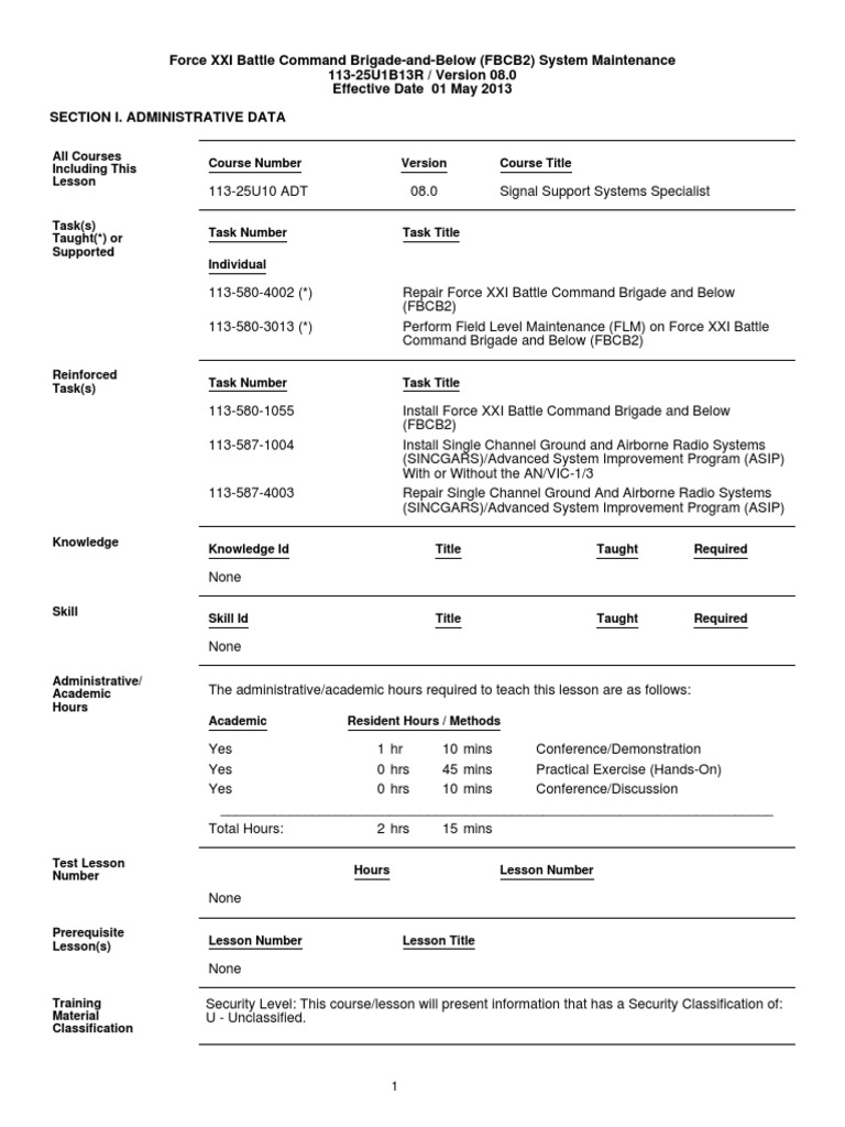 FBCB2 System Maintenance Training Guide | PDF | Troubleshooting ...