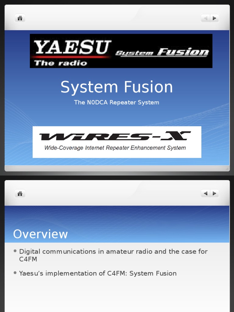 Yaesu System Fusion | PDF | Radio | Modulation
