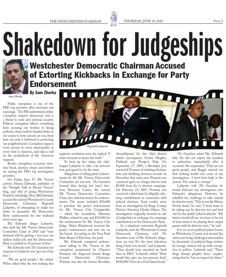 Shakedown by Reggie Lafayette | PDF | Corruption | Federal Bureau Of ...