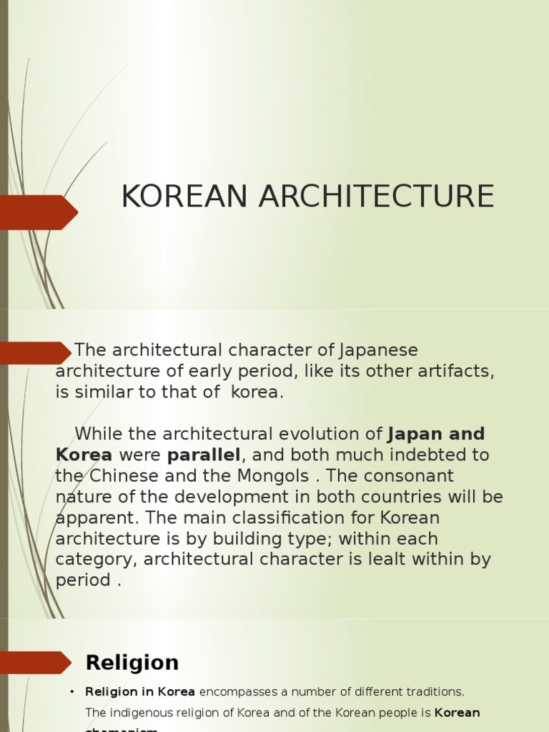 Korean Architecture | PDF