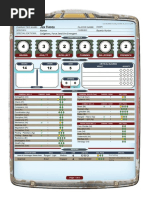 SotDL Character Sheet (Detailed) PDF | PDF | Tabletop Games | Role ...