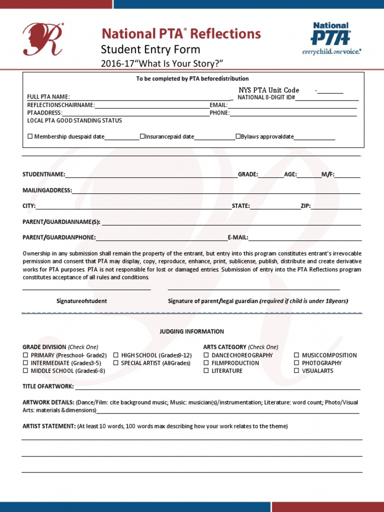 3a 2016 17 Student Entry Form | PDF | Career & Growth | Social Science