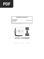 Proselect Psts21np and Psts11np Installation Manual | PDF | Thermostat ...