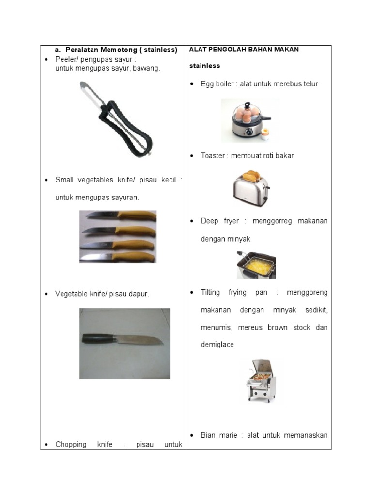 Peralatan Memotong | PDF