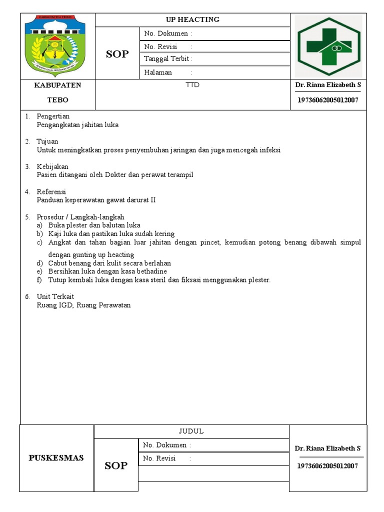 Sop Up Hecting | PDF