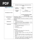 Sop Pemberian Oksigen Dengan NRM | PDF | Kesehatan Holistik | Sains & Matematika