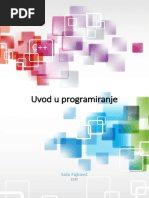 Uvod U Programiranje | PDF