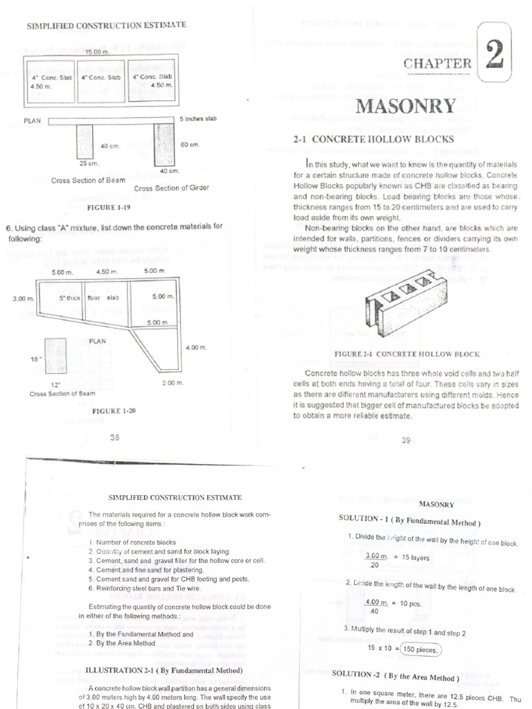 Masonry.pdf | Mortar (Masonry) | Concrete