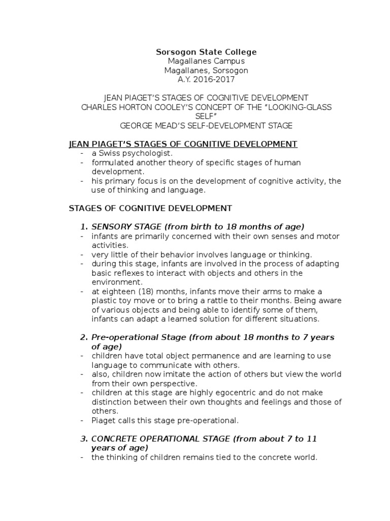 Jean Piaget | PDF | Cognitive Development | Thought