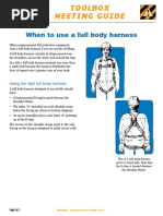 Proper Lifting Toolbox Talk | PDF | Sports