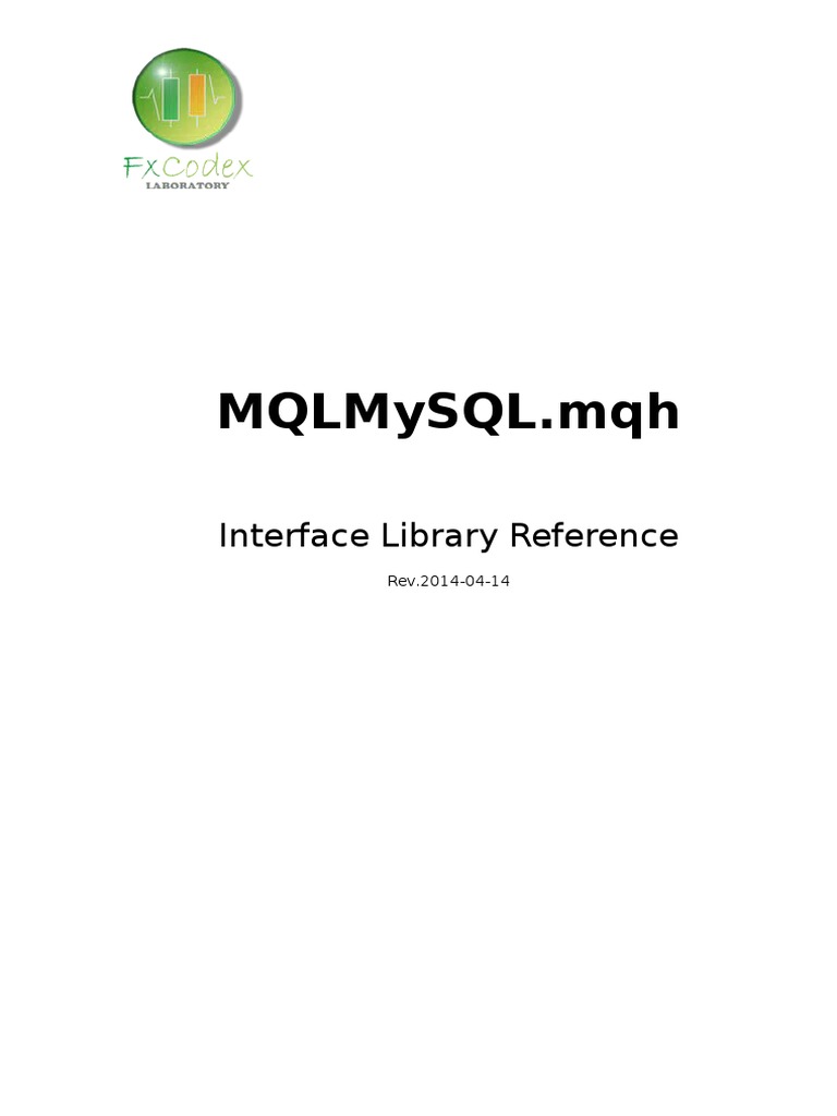 MQLMySQL Technical Reference MQL4 | PDF | Application Programming ...