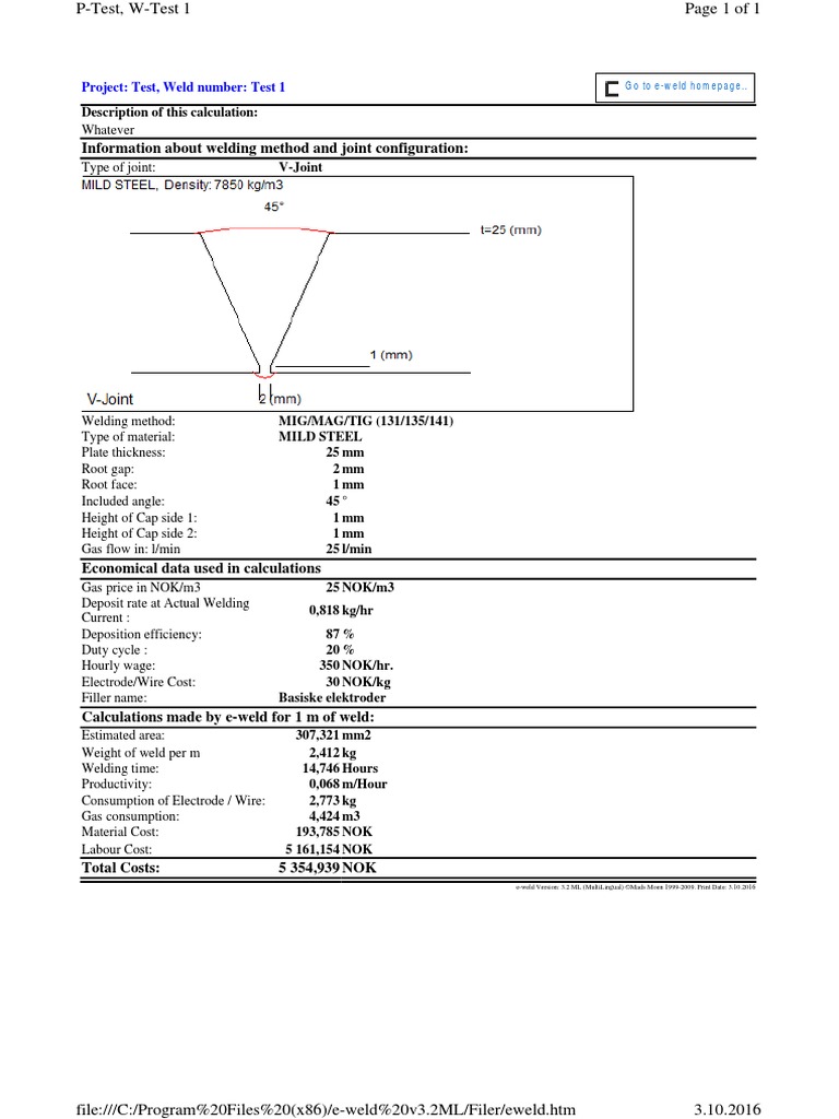 Information About Welding Method and Joint Configuration:: Project ...