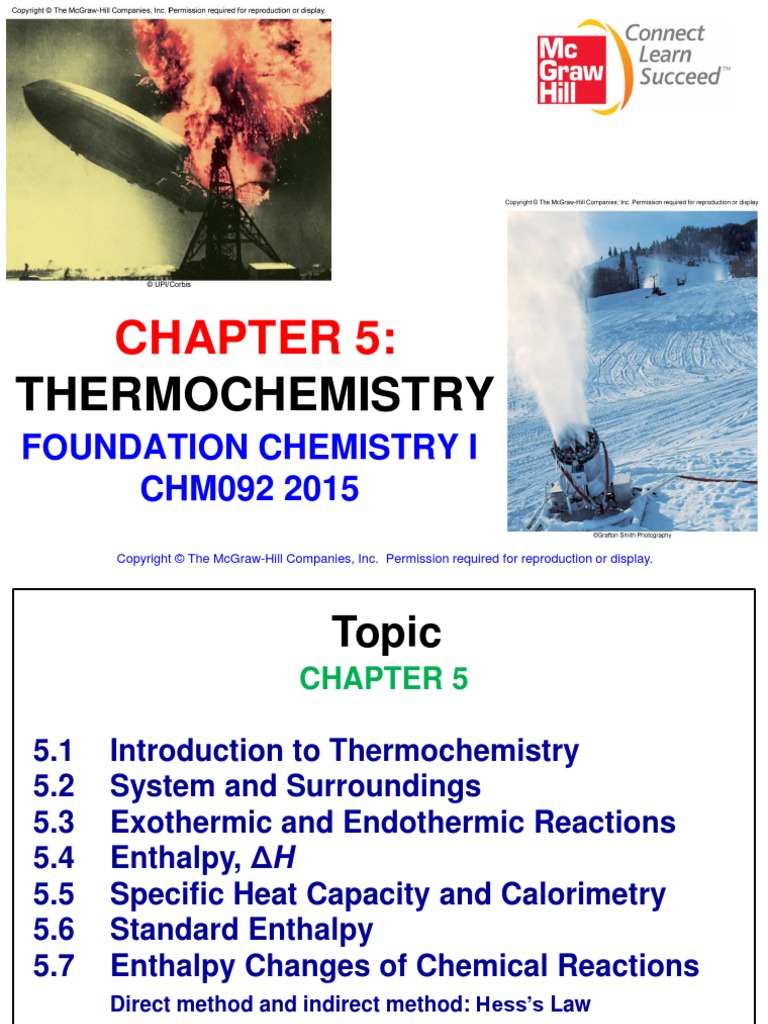 Chapter - 5 Thermochemistry | PDF | Calorimetry | Heat