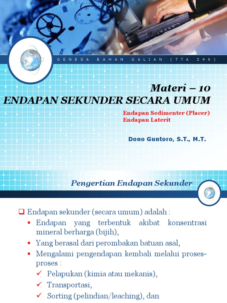 Karakteristik dan Proses Endapan Sedimenter | PDF | Sains & Matematika