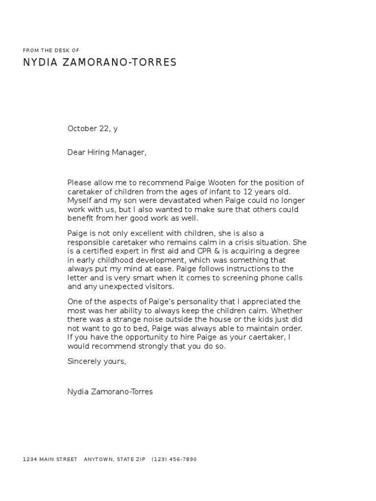 Traditional Letter 1 | PDF