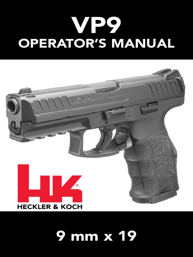 VP9 Operators Manual 08122014 PDF | PDF | Trigger (Firearms ...