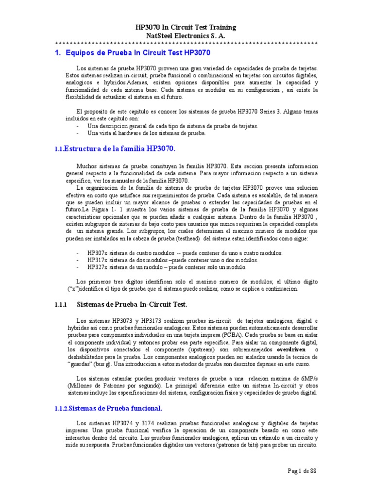 HP3070 Training1 | PDF | Ventana (informática) | Interfaz de línea de ...