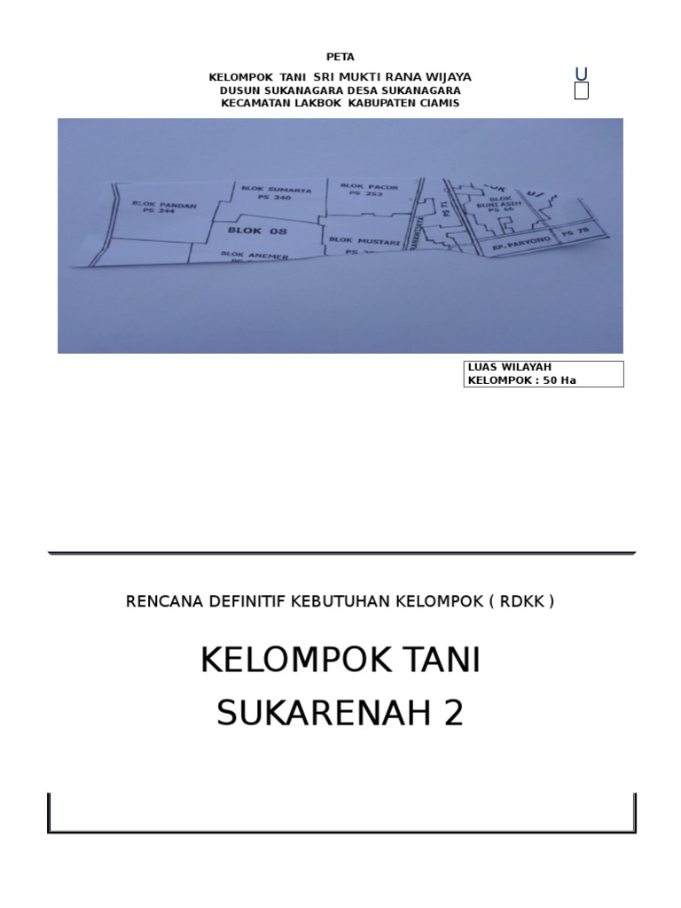 Peta Wilayah Kecamatan Lakbok Ciamis | PDF | Sains & Matematika