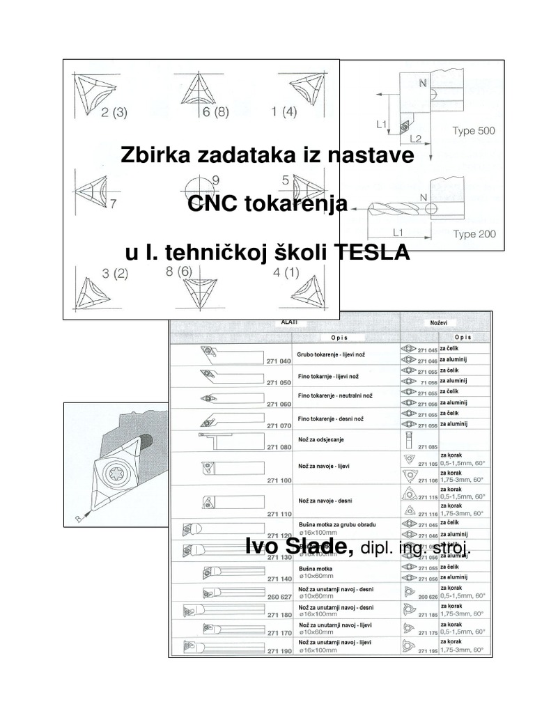 Zbirka Zadataka Iz Nastave CNC | PDF