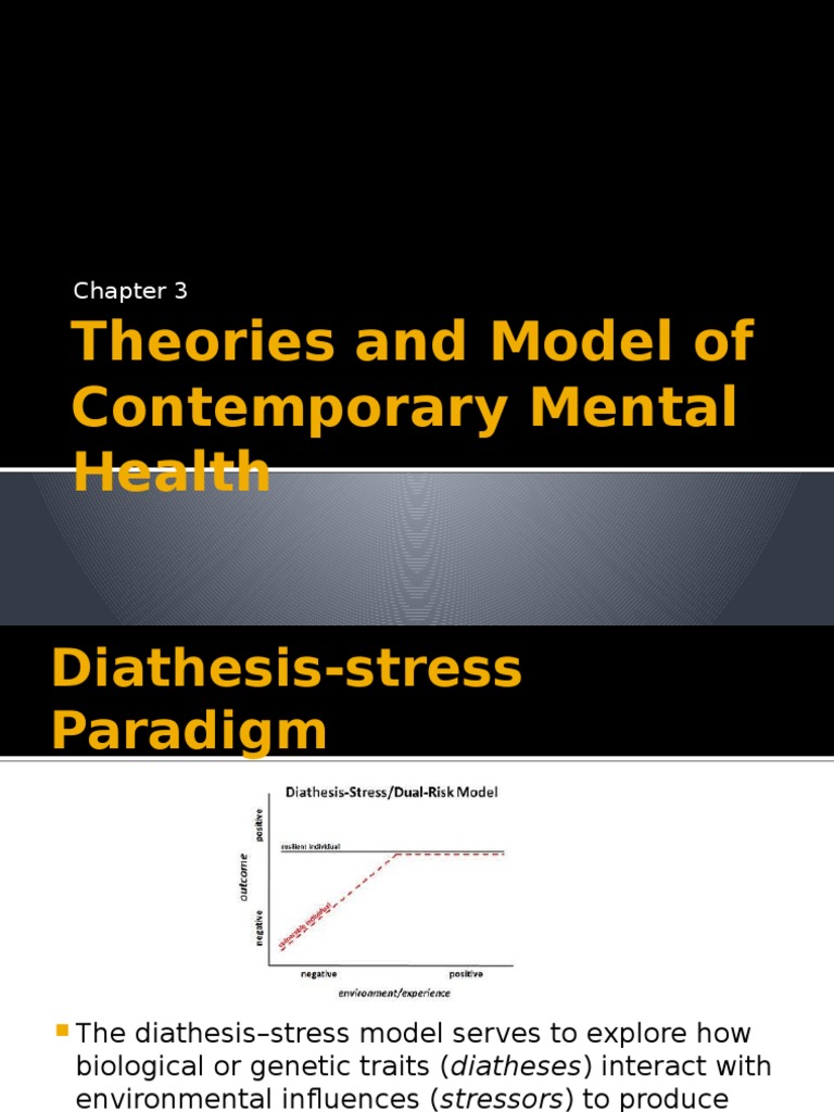Theories and Model of Contemporary Mental Health | PDF | Psychology ...