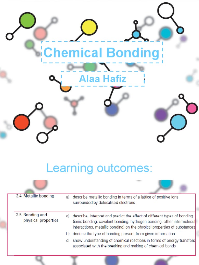 Metallic Bonding Ppt | Chemical Bond | Metals